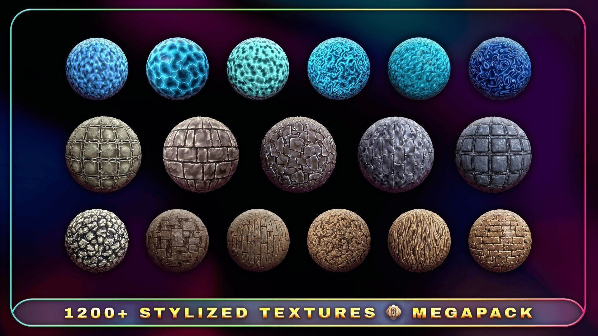 1200 Stylized Textures - Megapack Texture | CGTrader