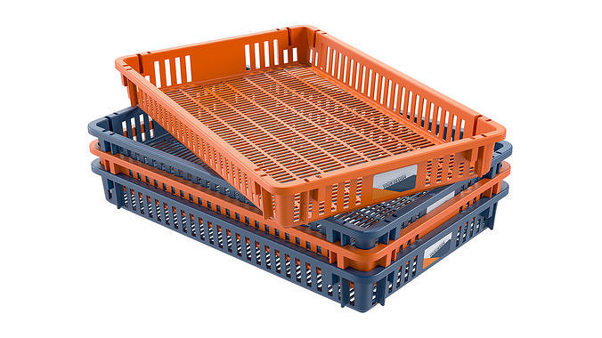 Fruit Crate - Vented Drying Tray 3D model | CGTrader