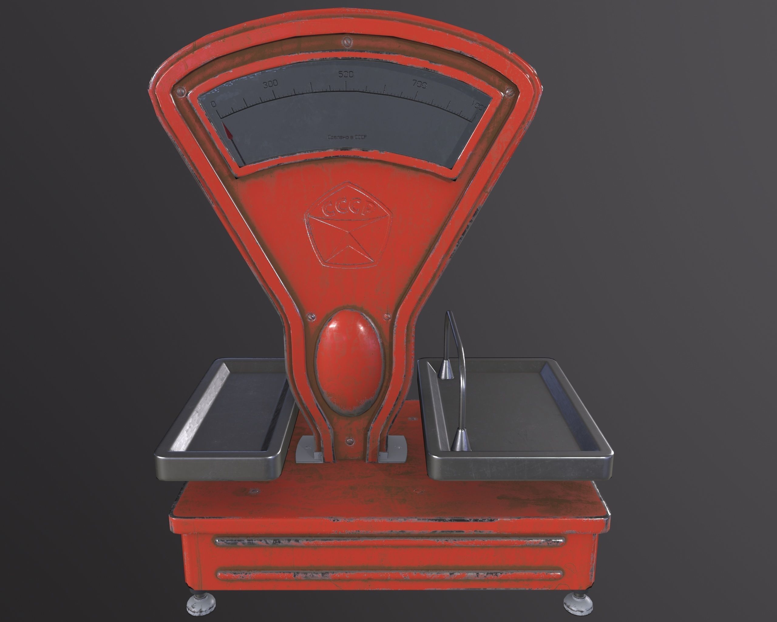 3D model 3d MODEL Weigher Scale Low Poly for Games VR / AR / low-poly ...