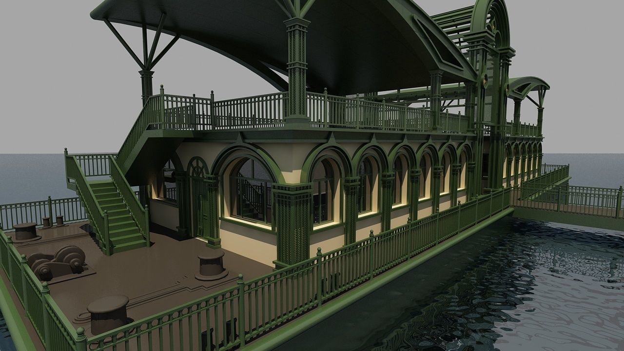 Passenger Terminal 3D model | CGTrader