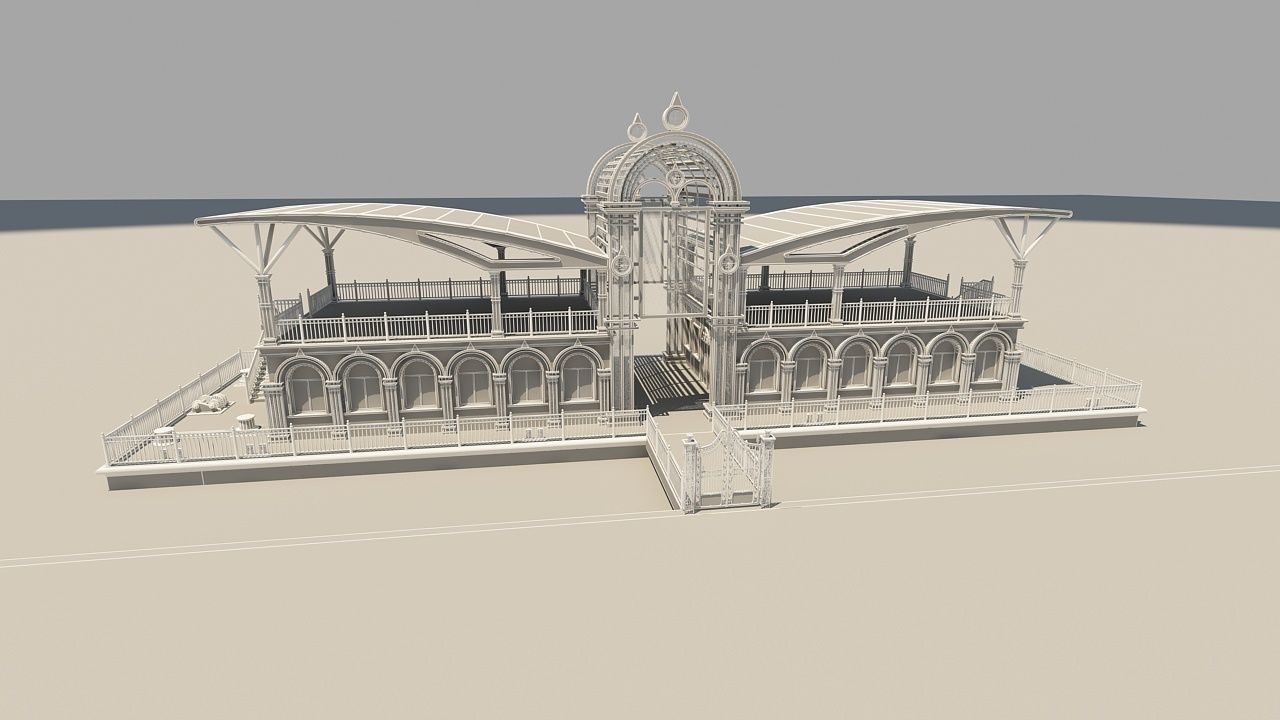 Passenger Terminal 3D model | CGTrader