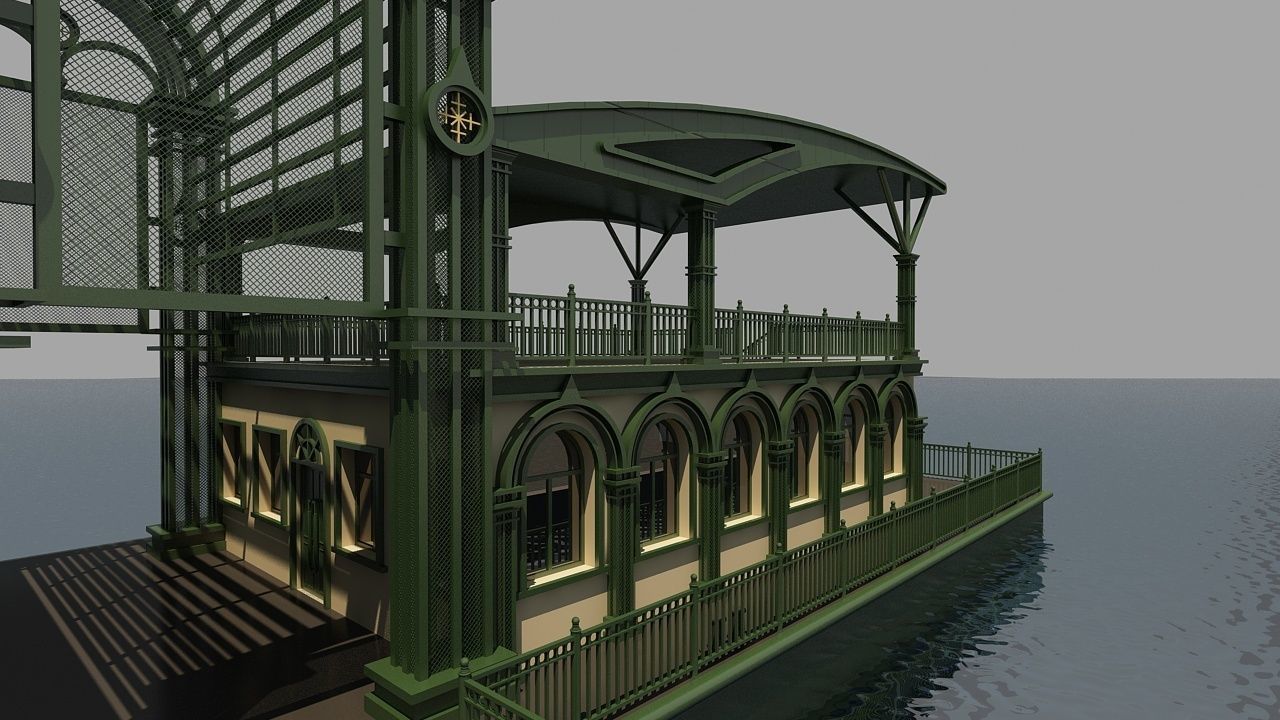 Passenger Terminal 3D model | CGTrader