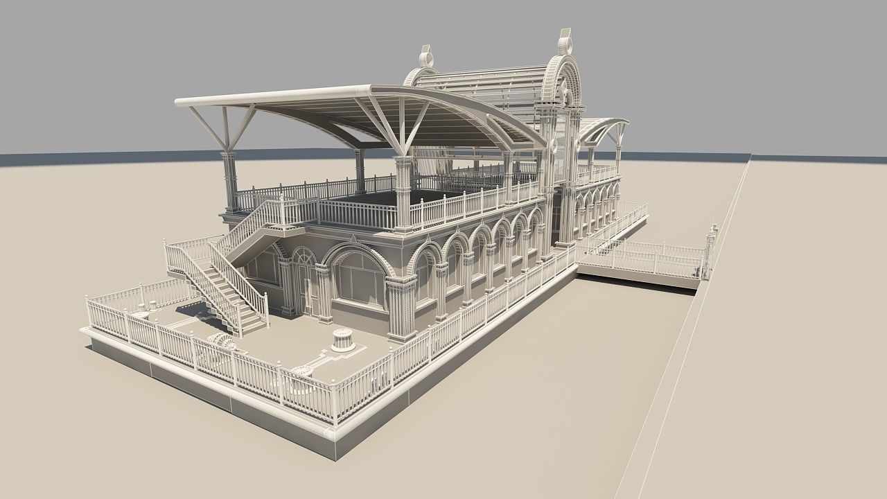 Passenger Terminal 3D model | CGTrader