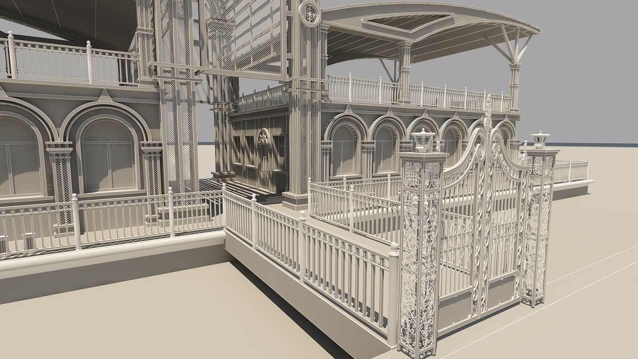 Passenger Terminal 3D model | CGTrader