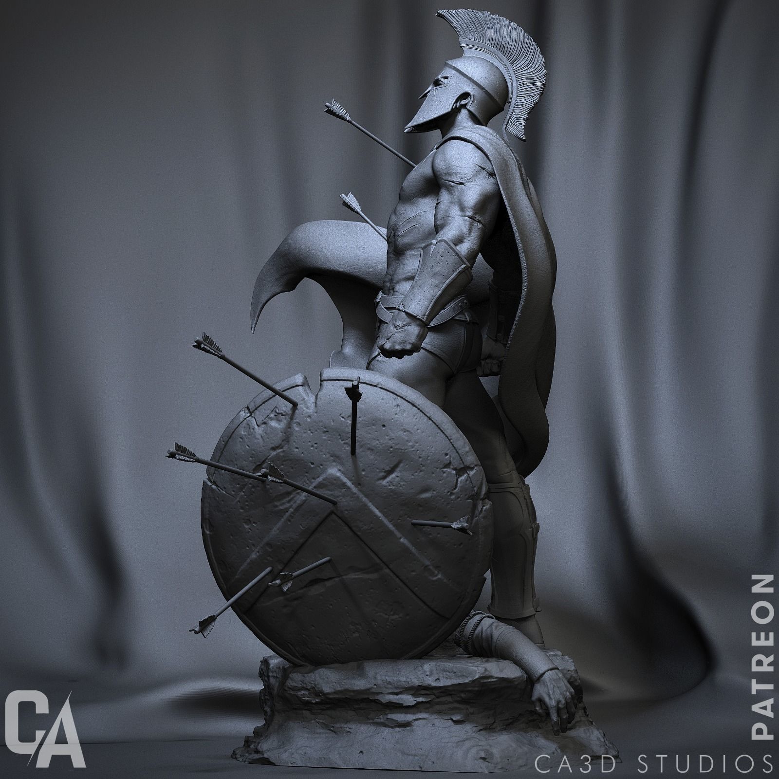 Leonidas 3D Print 3D model 3D printable | CGTrader