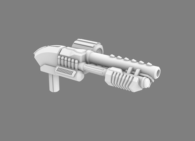 Shrapnel Caster aka Scatter Blaster 3D model 3D printable | CGTrader