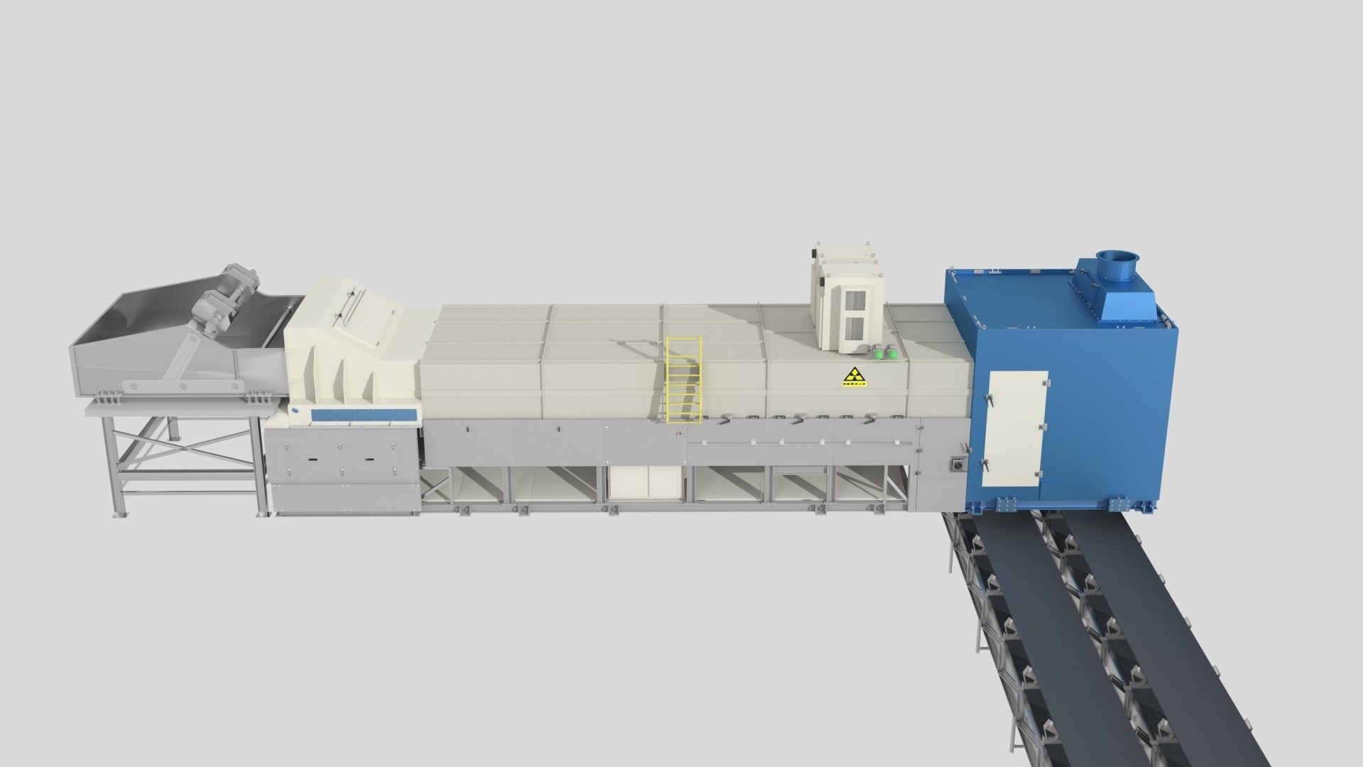 Automatic Sorting and Screening Machine 3D model | CGTrader