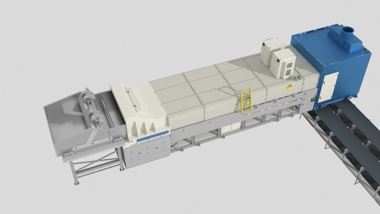 Automatic Sorting and Screening Machine 3D model | CGTrader