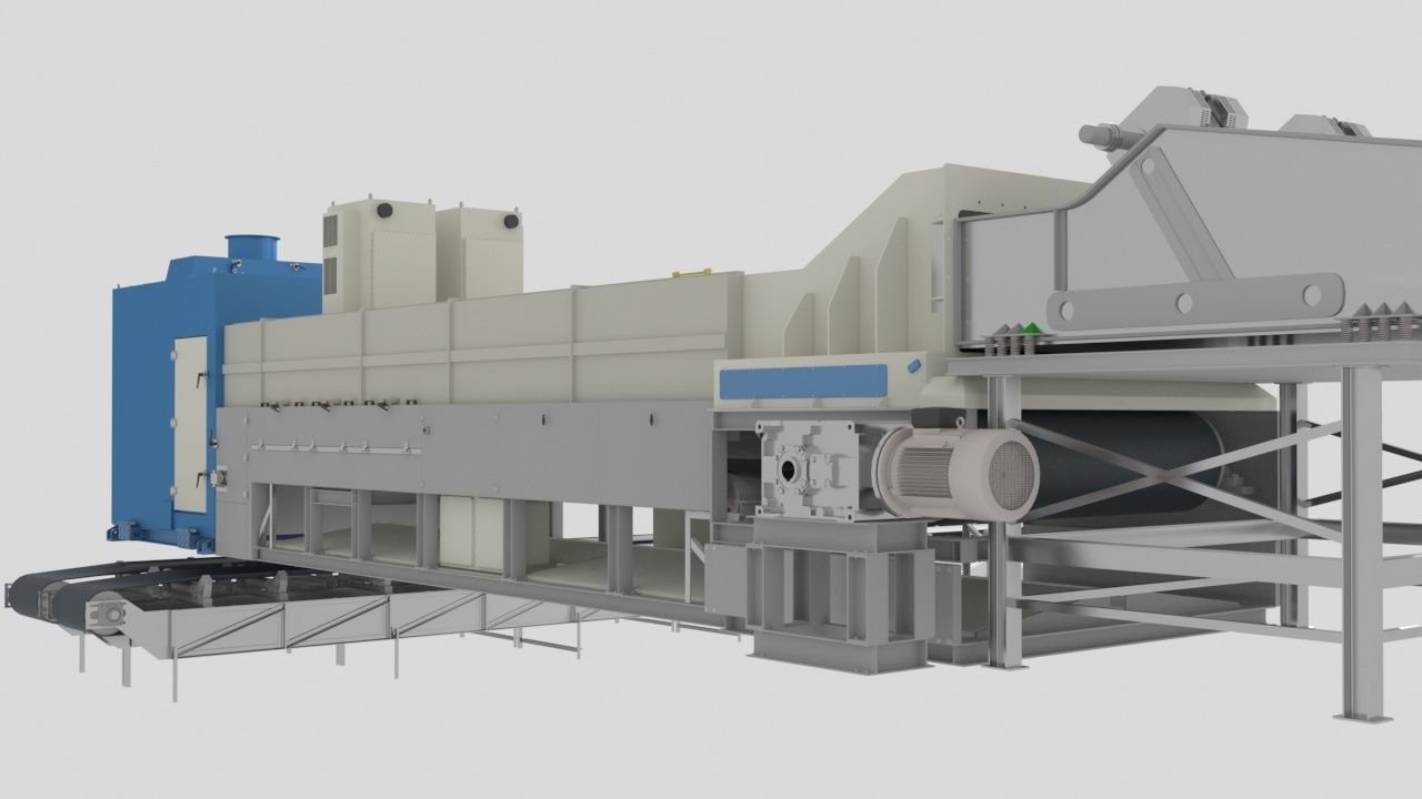 Automatic Sorting and Screening Machine 3D model | CGTrader