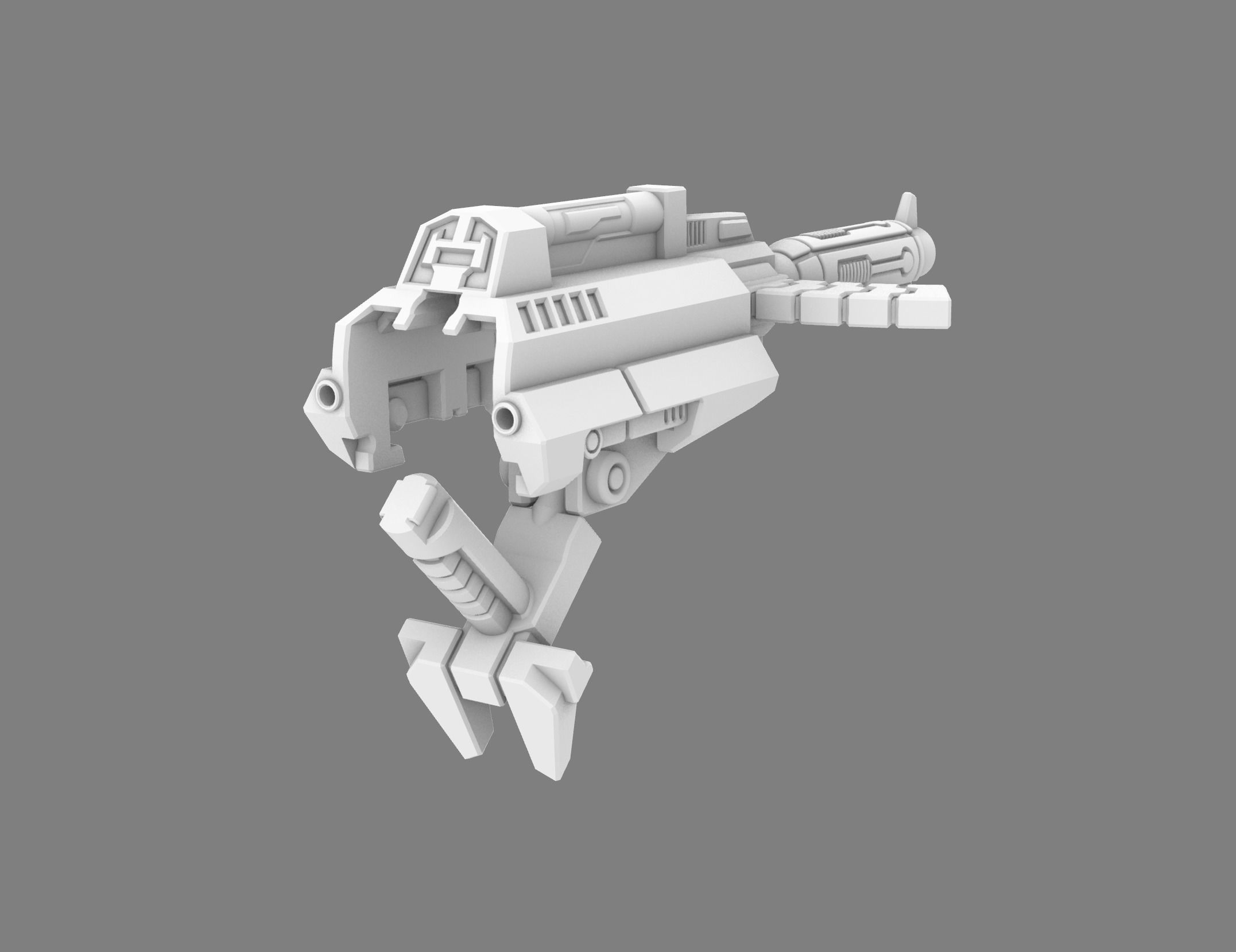 Hyperfire Fragmentator aka Photon Burst Rifle 3D model 3D printable ...