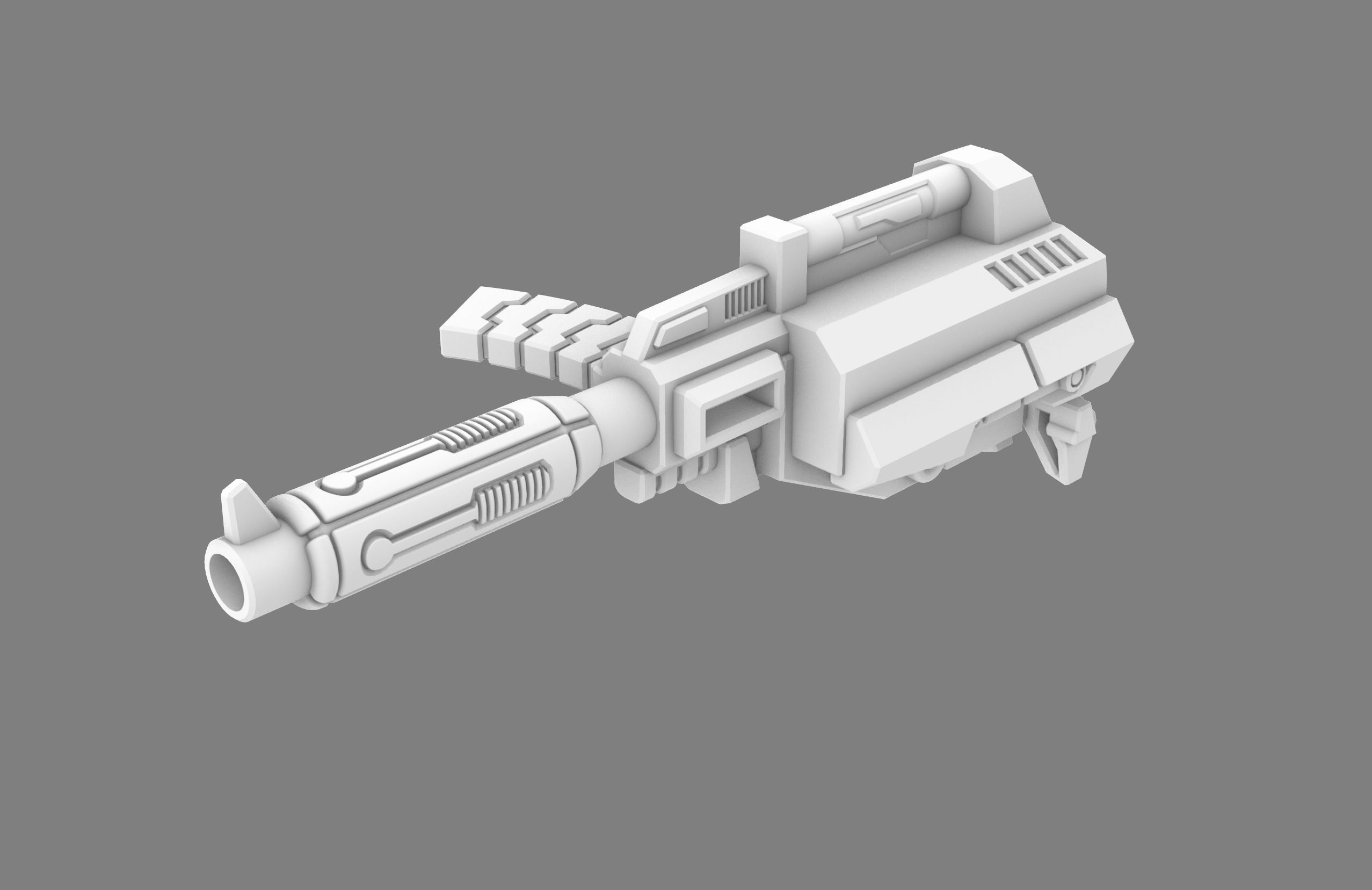 Hyperfire Fragmentator aka Photon Burst Rifle 3D model 3D printable ...