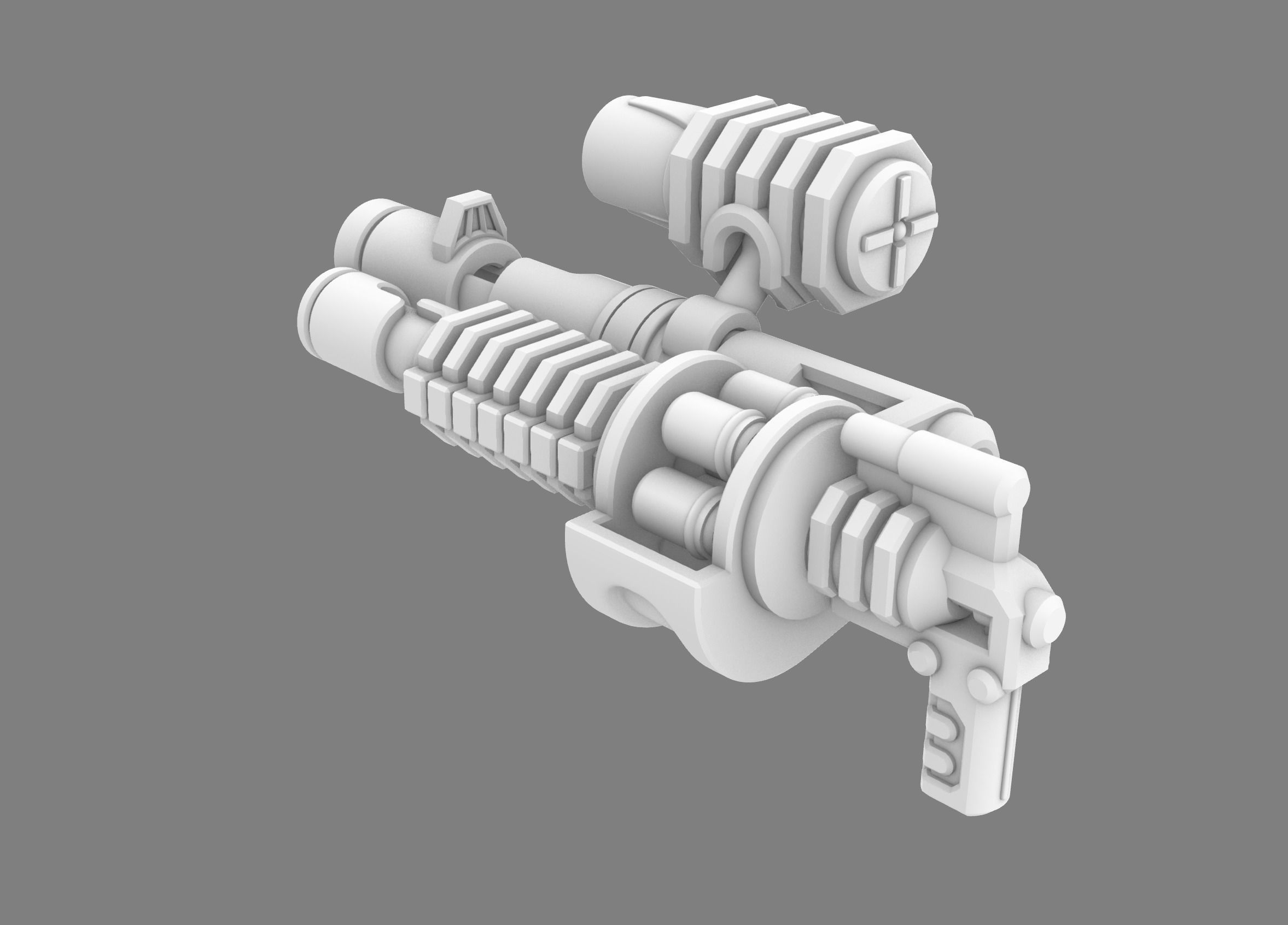 HEAT Artillerator aka Magma Frag Launcher 3D model 3D printable | CGTrader
