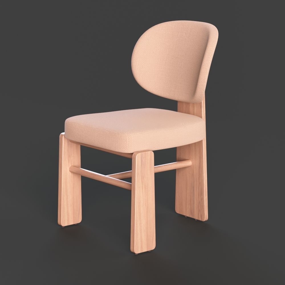 Lua Chair 3D model rigged | CGTrader