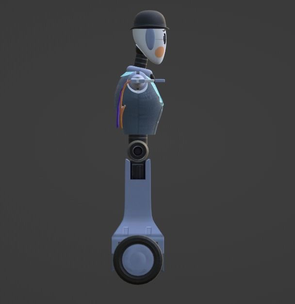 3D model Comedian Bot--FNAF Security Breach VR / AR / low-poly | CGTrader