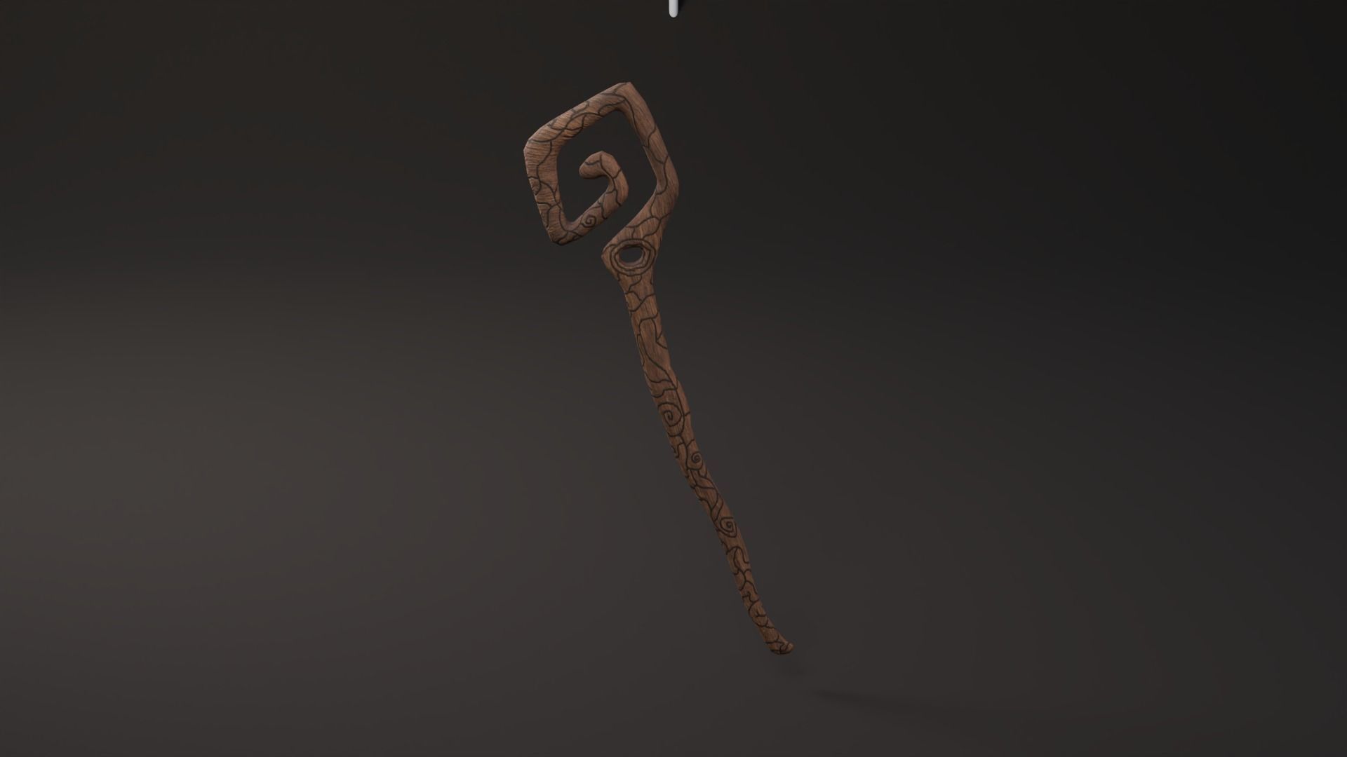 3D model WOODEN WAND VR / AR / low-poly | CGTrader