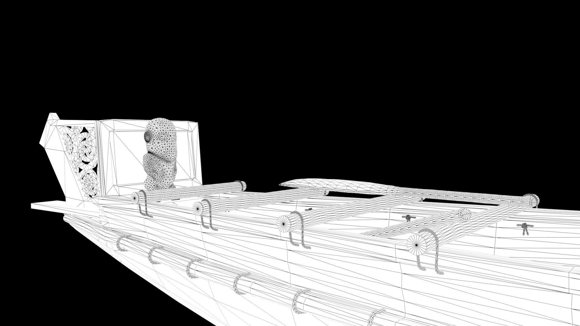 3D model Stylized Maori Waka - Canoe VR / AR / low-poly | CGTrader