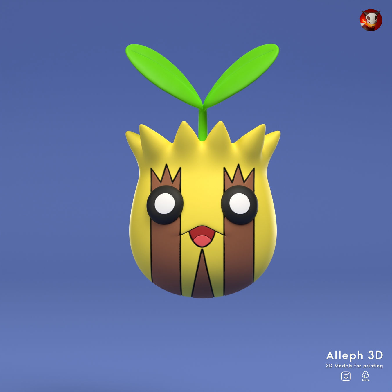 pokemon sunkern 3D model 3D printable | CGTrader