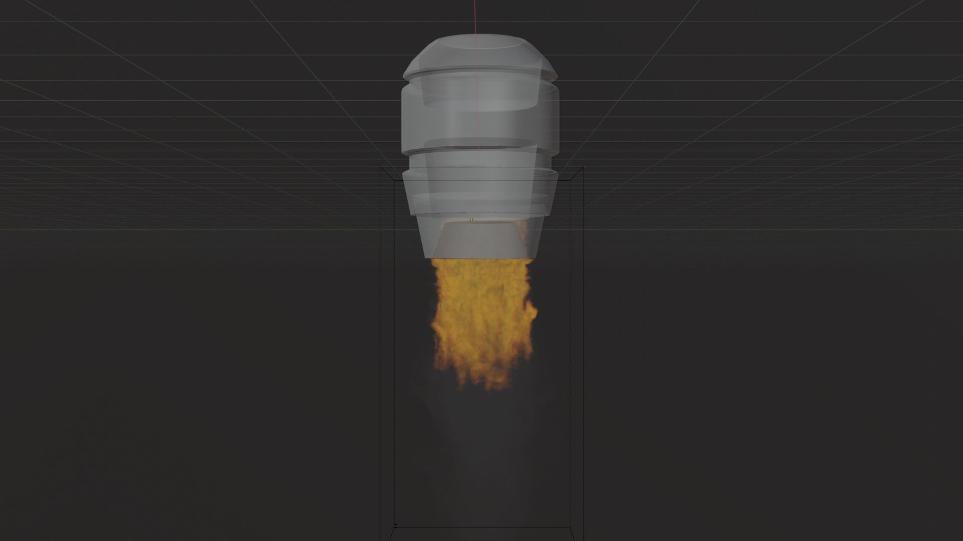 Simulated Sci Fi Thruster Engine free VR / AR / low-poly 3D model ...