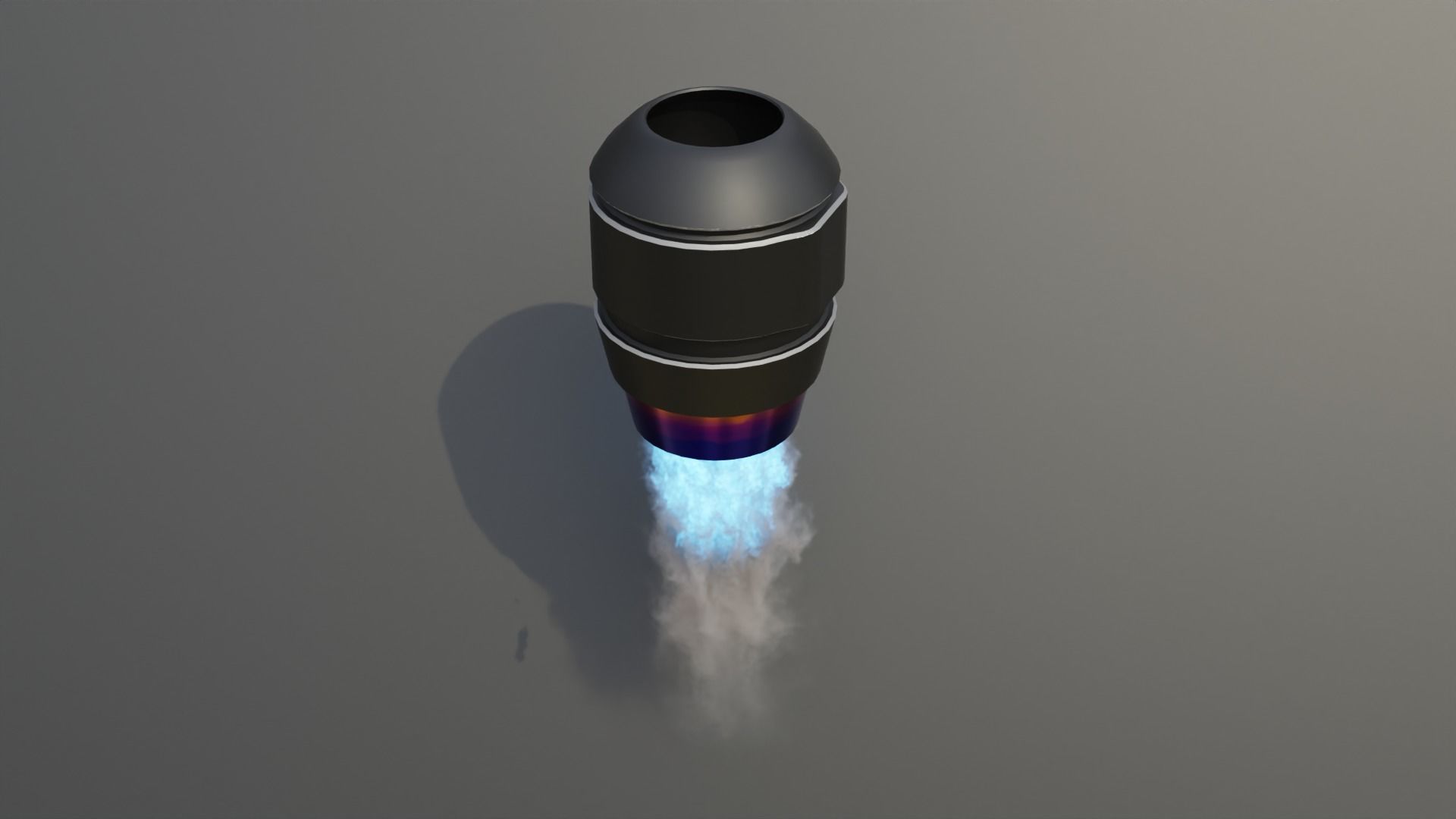 Simulated Sci Fi Thruster Engine free VR / AR / low-poly 3D model ...