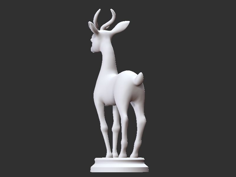 Deer model 3D model 3D printable | CGTrader