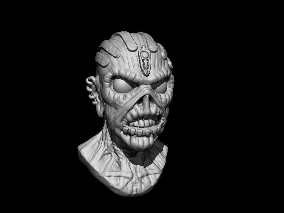 Zombies Head 3D model 3D printable | CGTrader