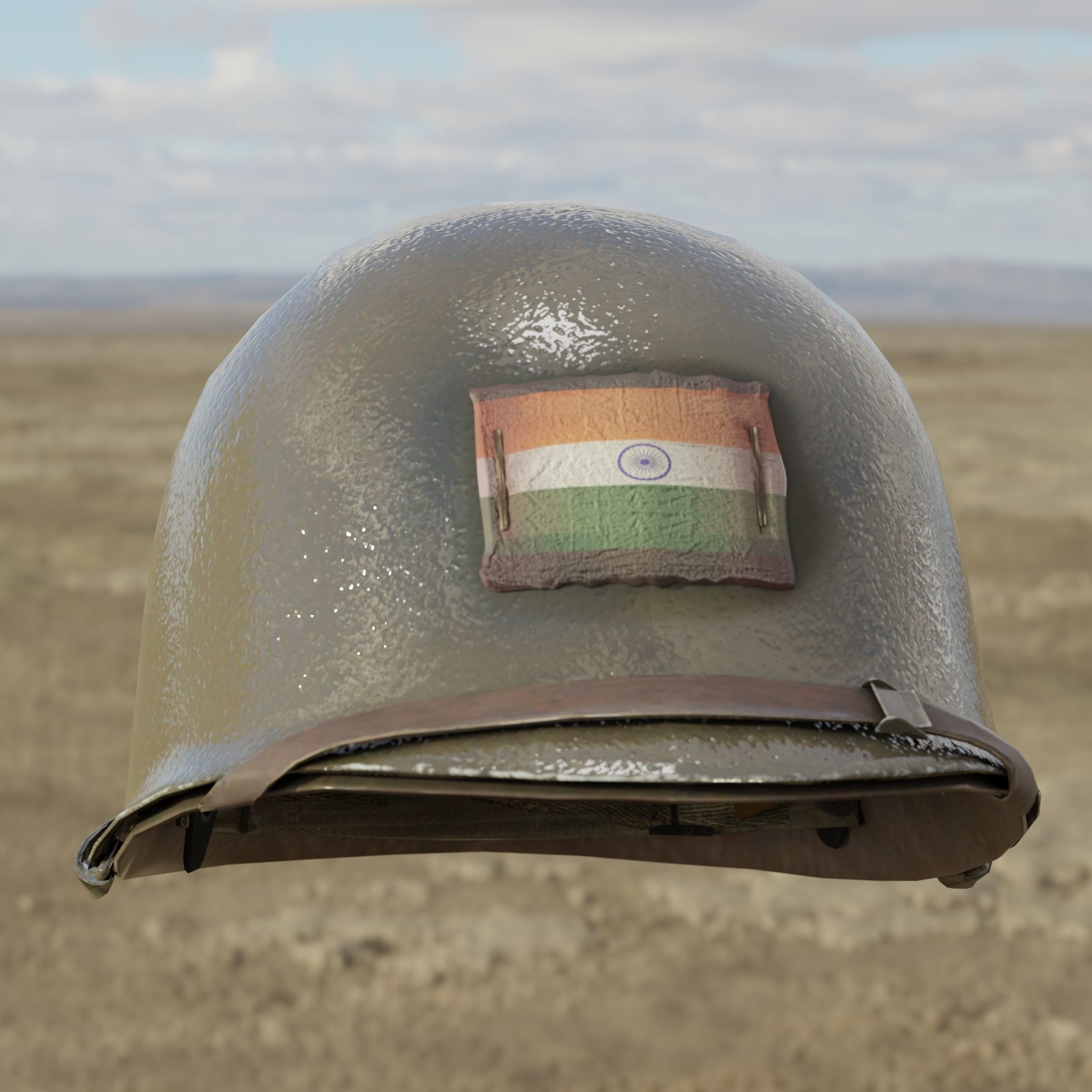 Indian army helmet 3D model | CGTrader