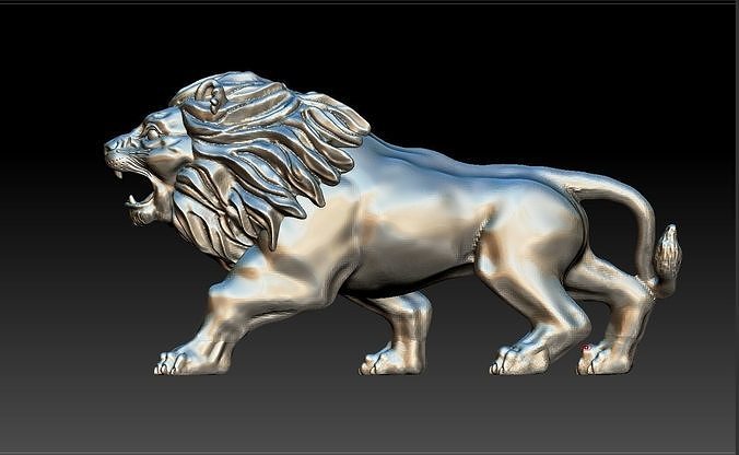 LION FULL 3D 3D model 3D printable | CGTrader