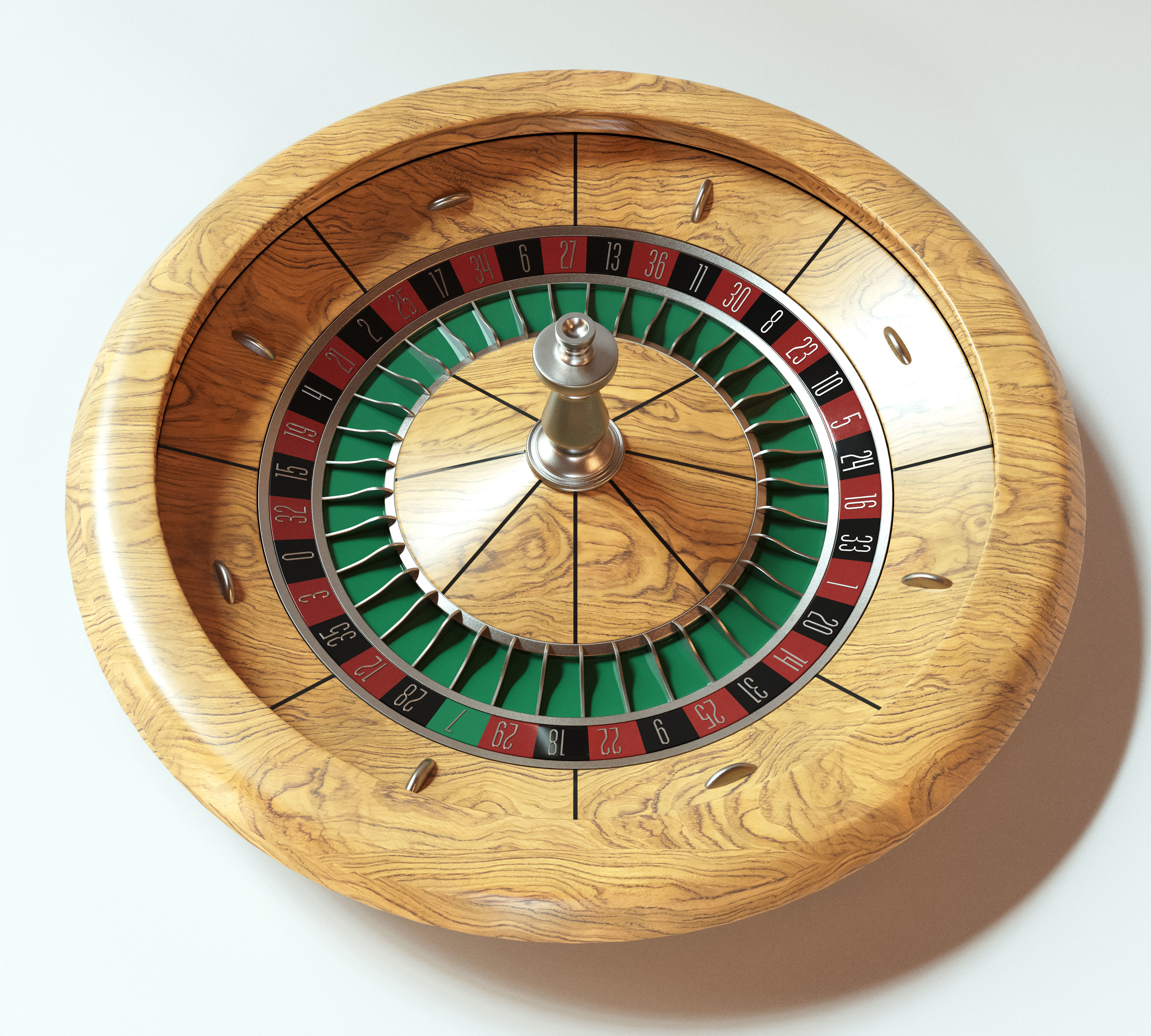 Roulette Wheel Modern 3D model | CGTrader