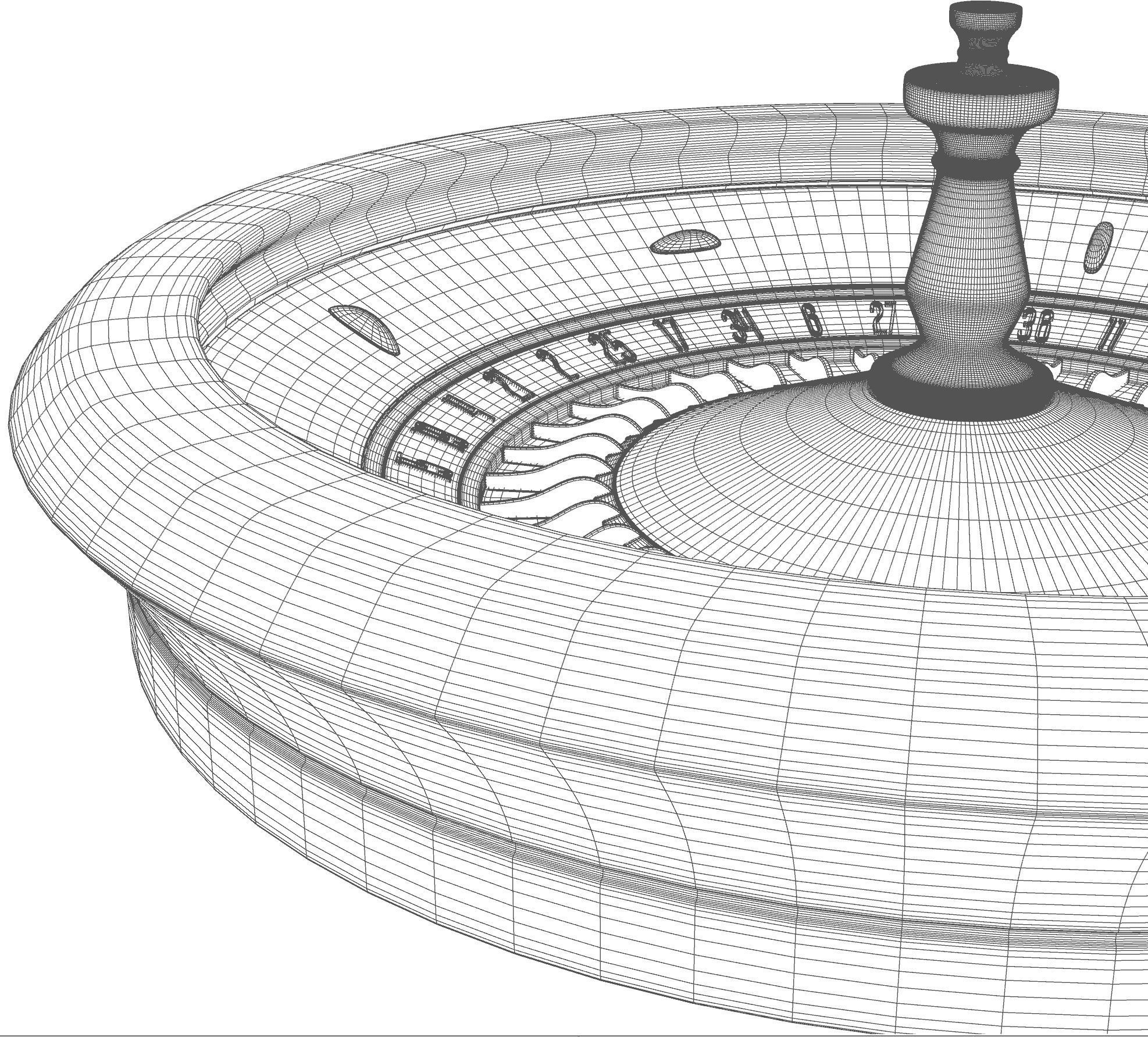 Roulette Wheel Modern 3D model | CGTrader