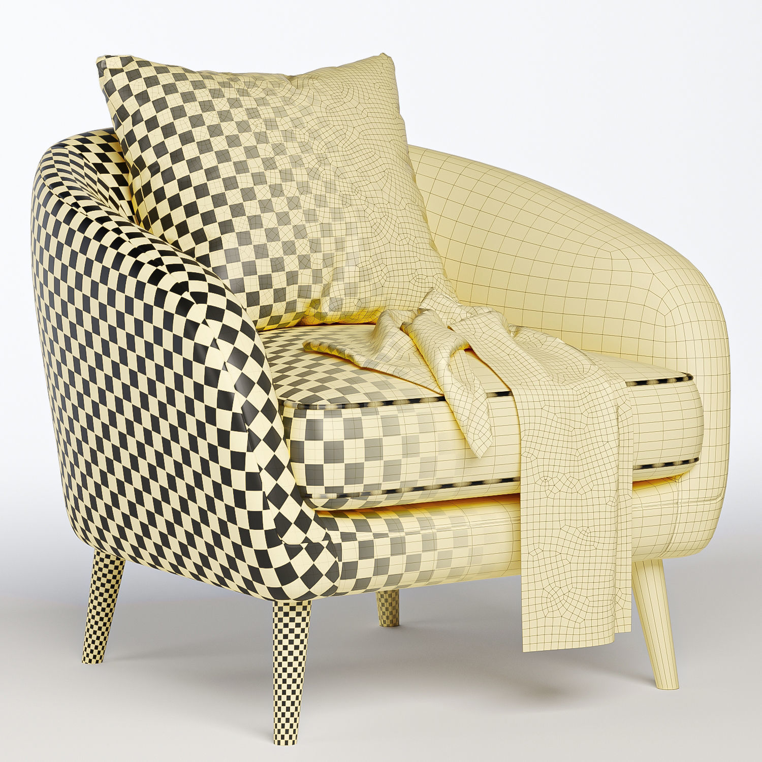 Modern Chair Stella 3D model | CGTrader