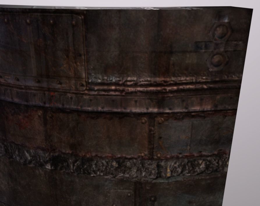 3D model Arch Walls Furnace VR / AR / low-poly | CGTrader