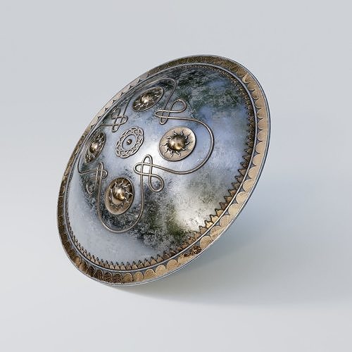 Ancient Indian Sri Lankan Shield with 4K textures 3D model | CGTrader
