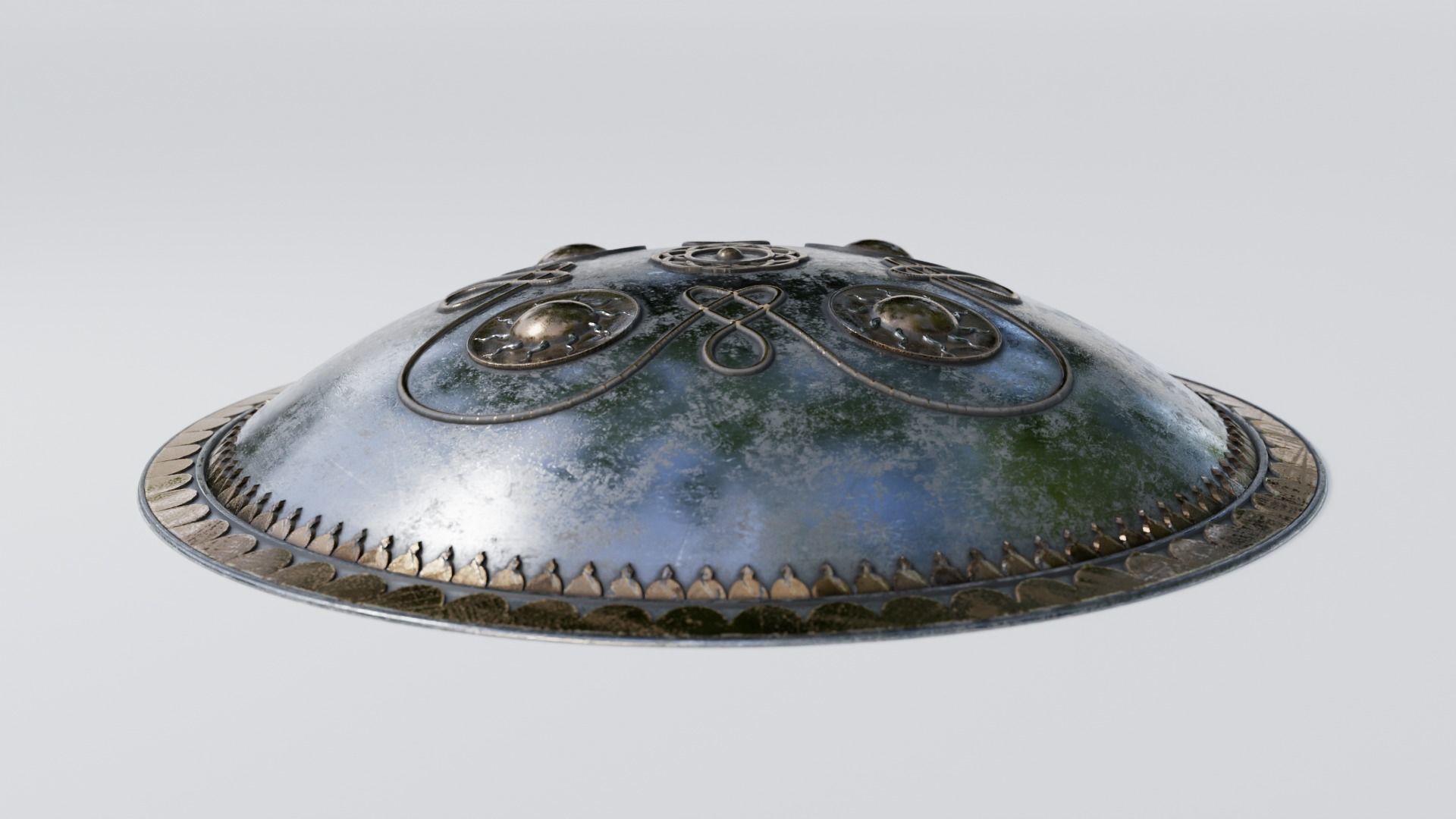 Ancient Indian Sri Lankan Shield with 4K textures 3D model | CGTrader