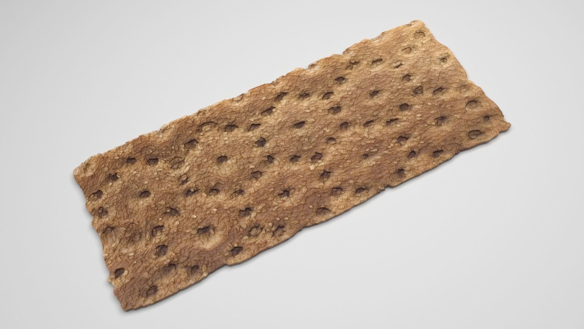 Brown Cracker Bread 3D model | CGTrader