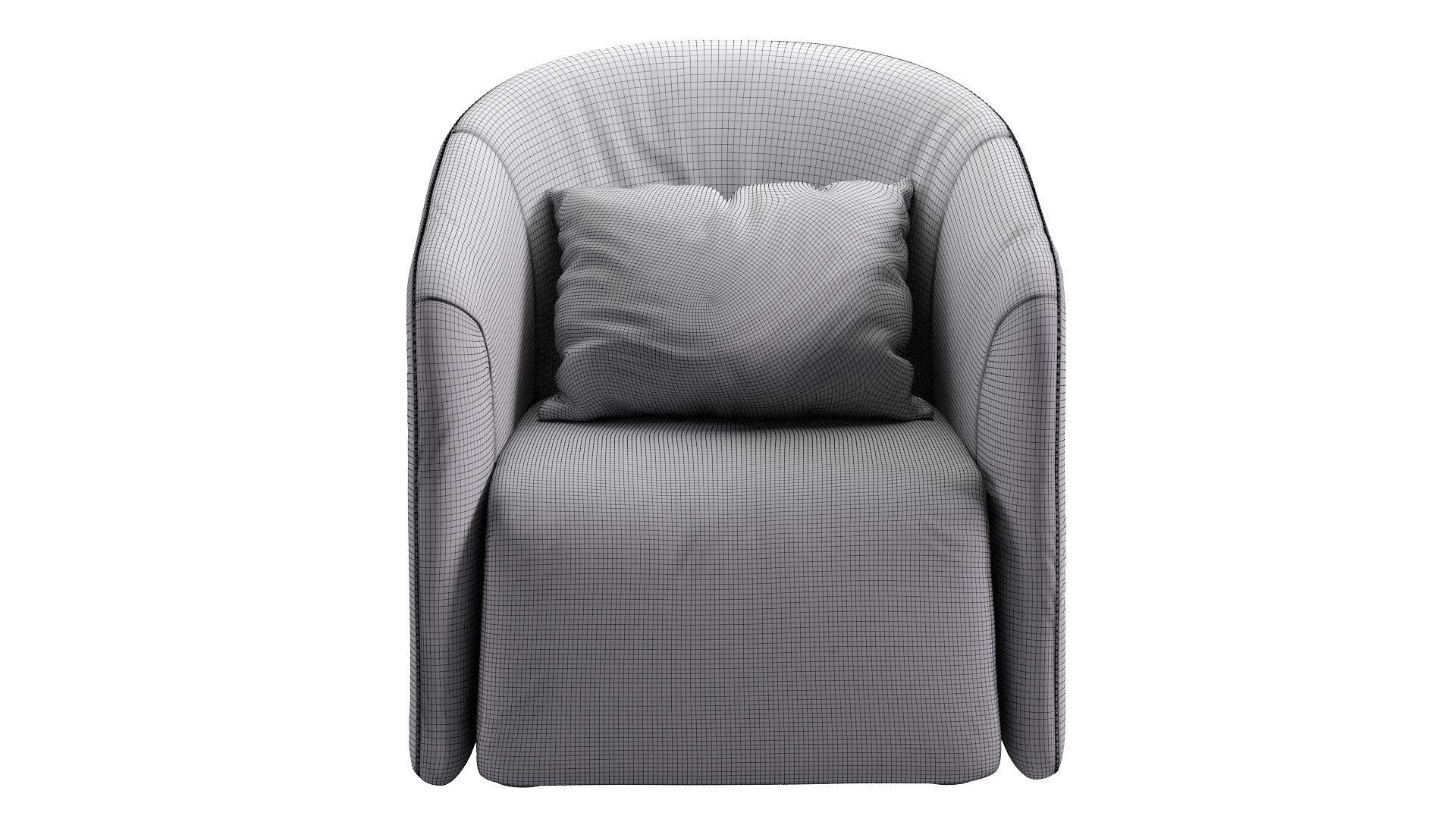 Logos Armchair By Natuzzi 3D model | CGTrader