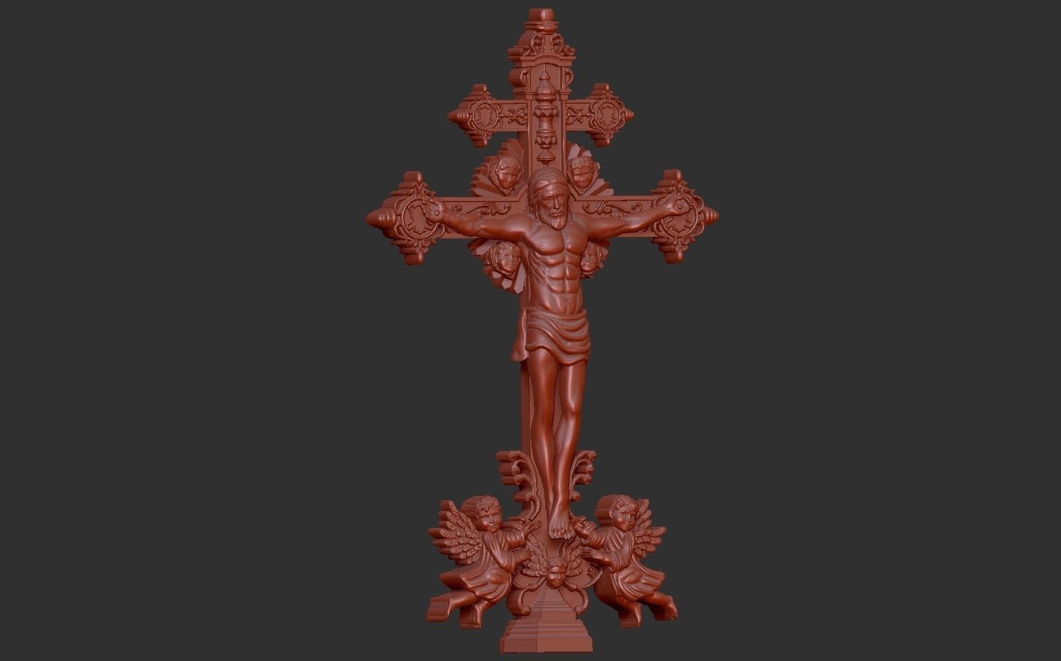 Jesus Cross 3D print model 3D print model 3D model 3D printable | CGTrader