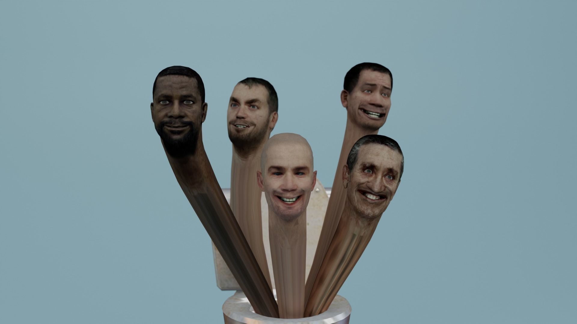 skibidi toilet toilet mens 3D model rigged | CGTrader