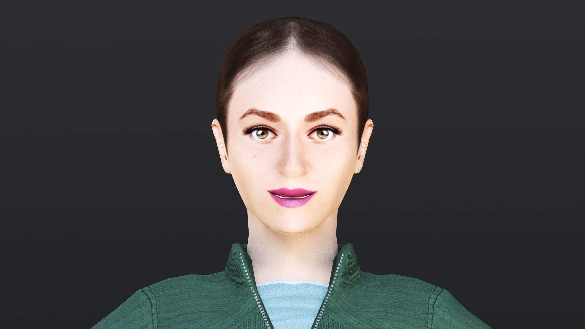 3D model Woman 21 With 52 Animations 32 Morphs VR / AR / low-poly ...