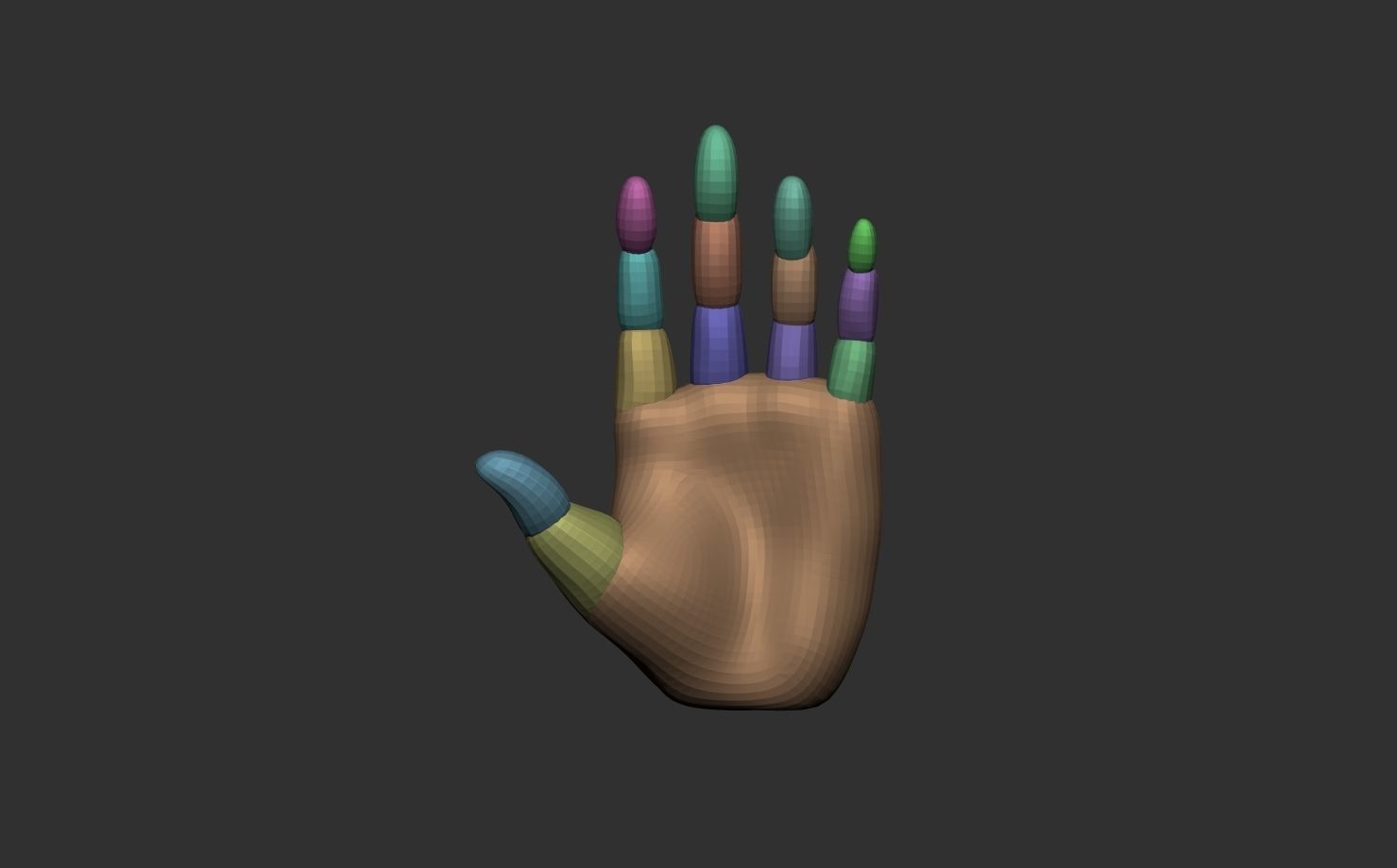 Base mesh hand block out 3D model 3D model | CGTrader