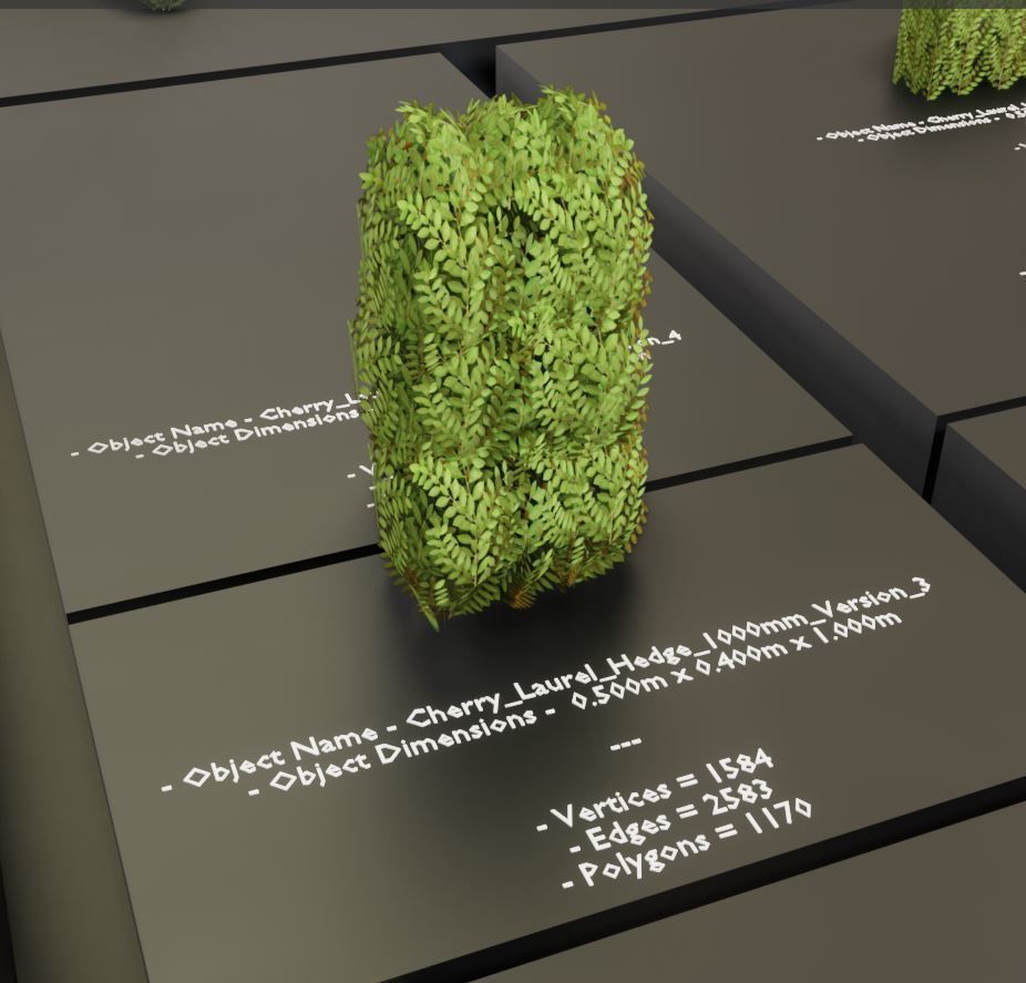 Low-Poly Hedges Bushes and Shrubs Package 3D Model Collection | CGTrader