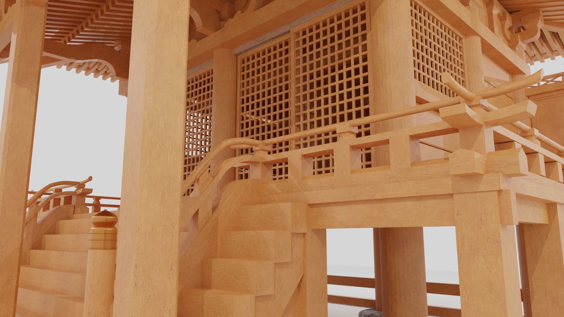 Kasuga shrine in Japan 3D model | CGTrader