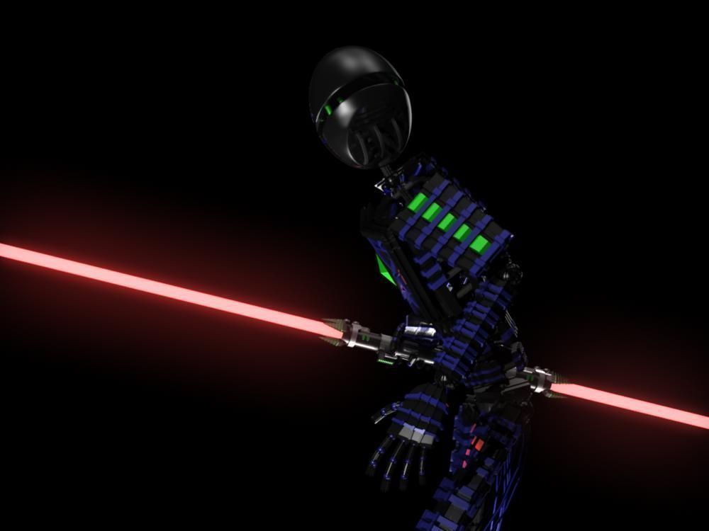 Star Wars Robot Jedi RIGGED 3D model rigged | CGTrader