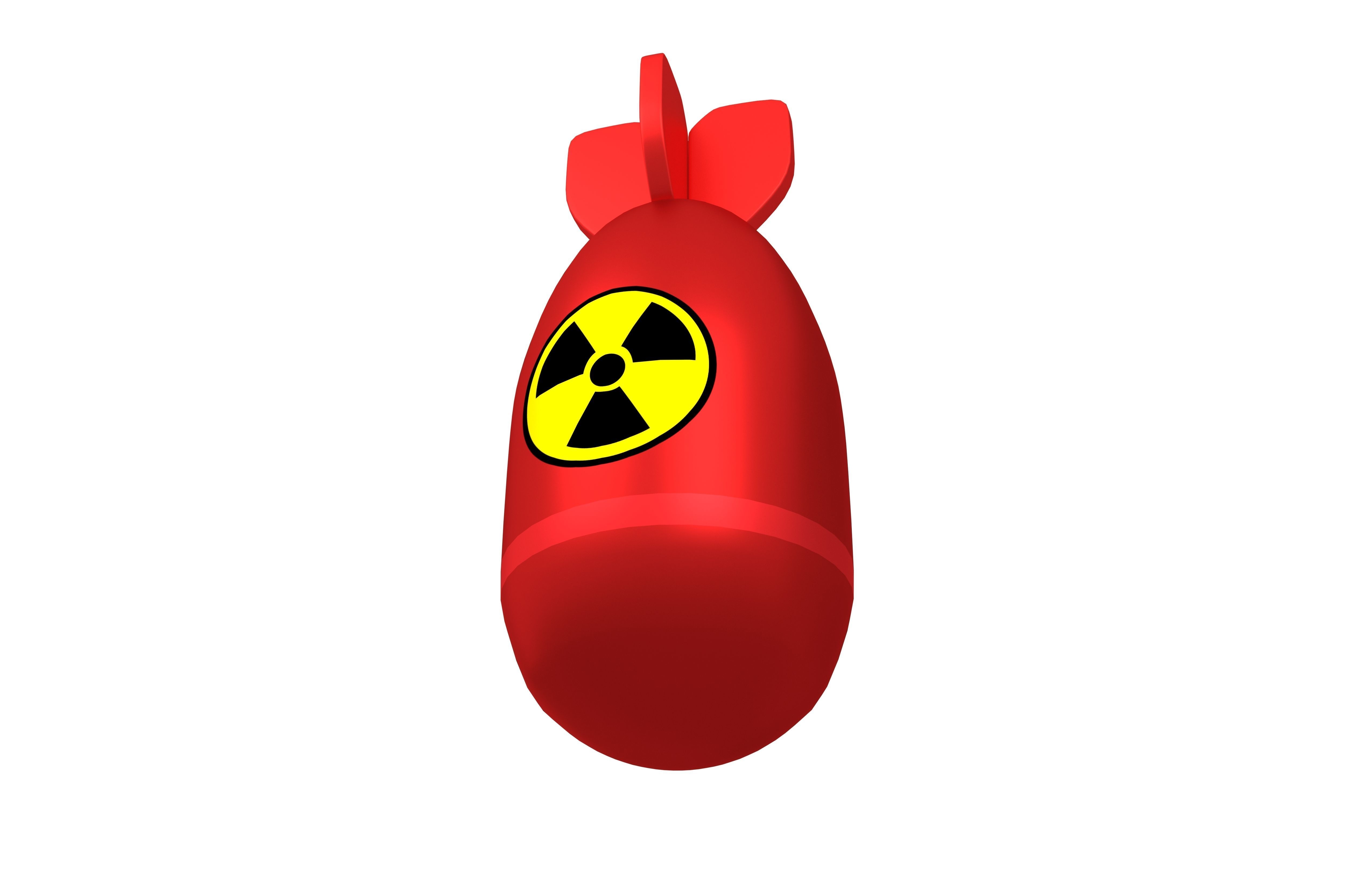 3D model Nuclear Bomb v1 006 VR / AR / low-poly | CGTrader
