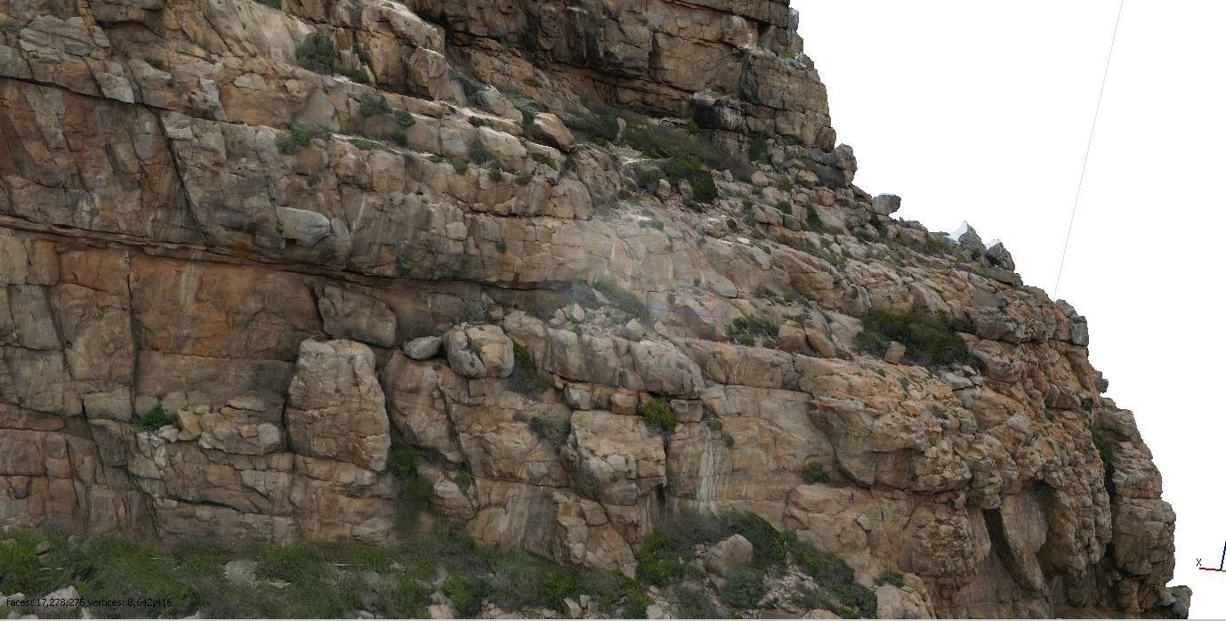 Mountain cliff corner 3D model | CGTrader