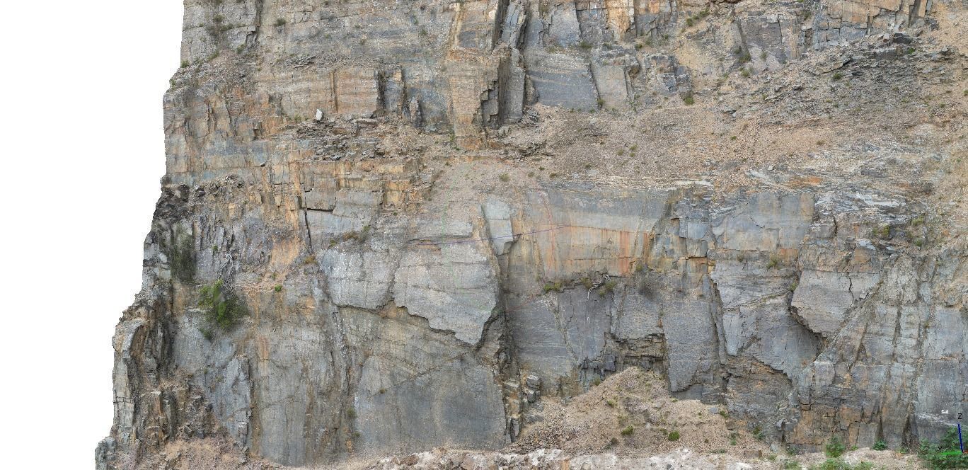 quarry rock face 3D model | CGTrader