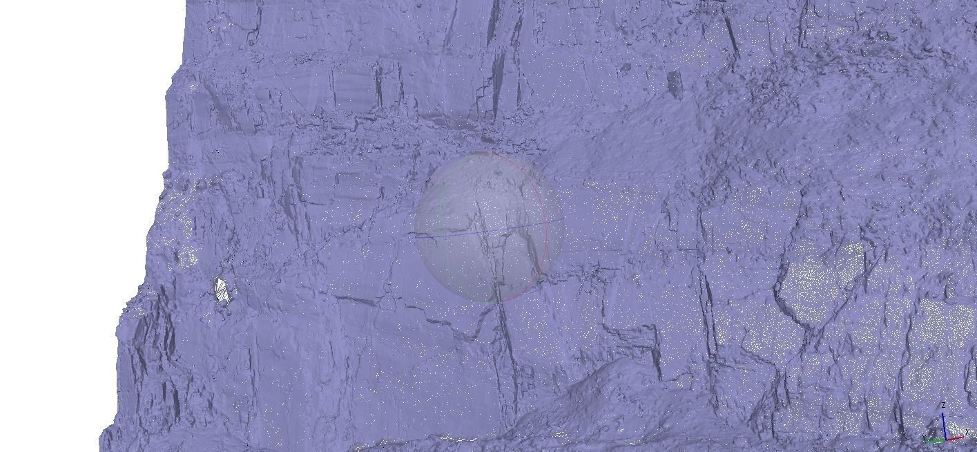 quarry rock face 3D model | CGTrader