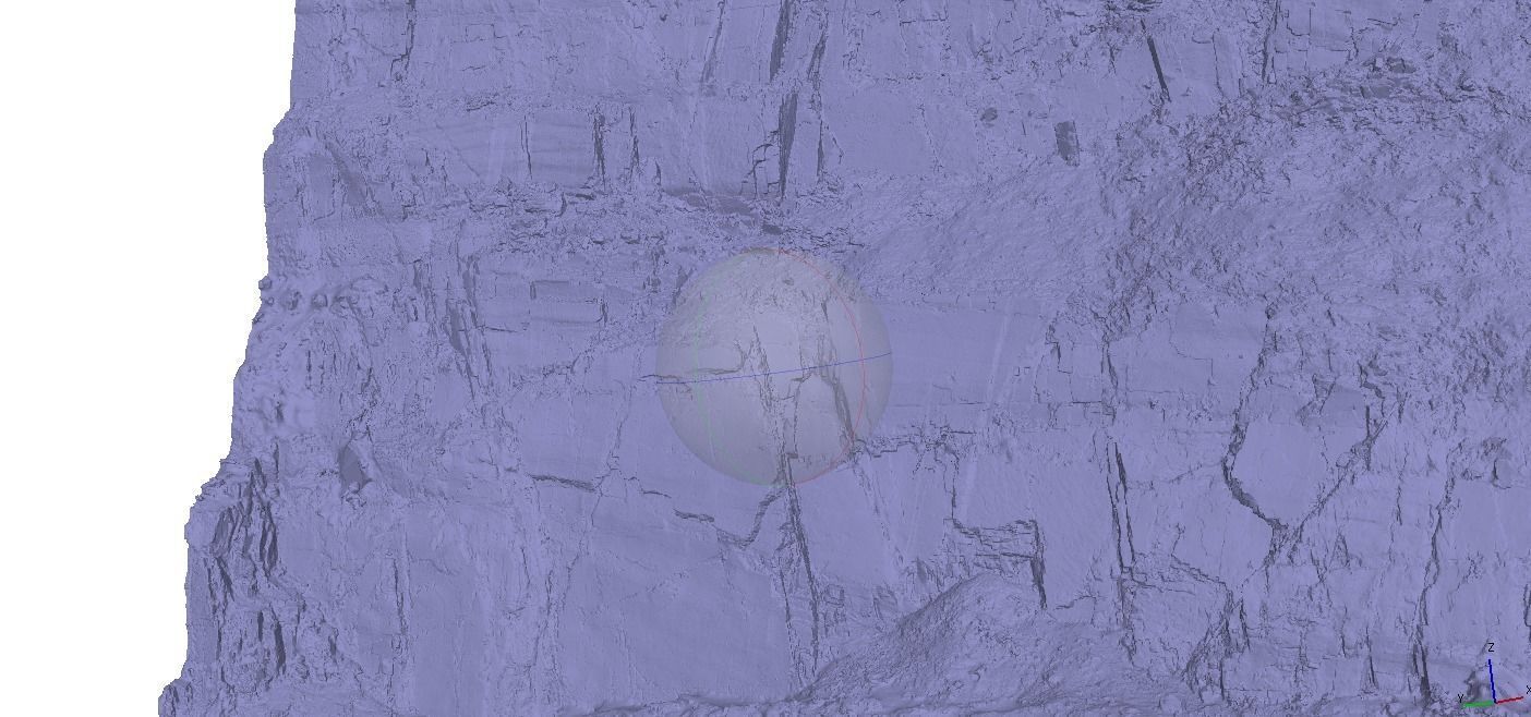 quarry rock face 3D model | CGTrader