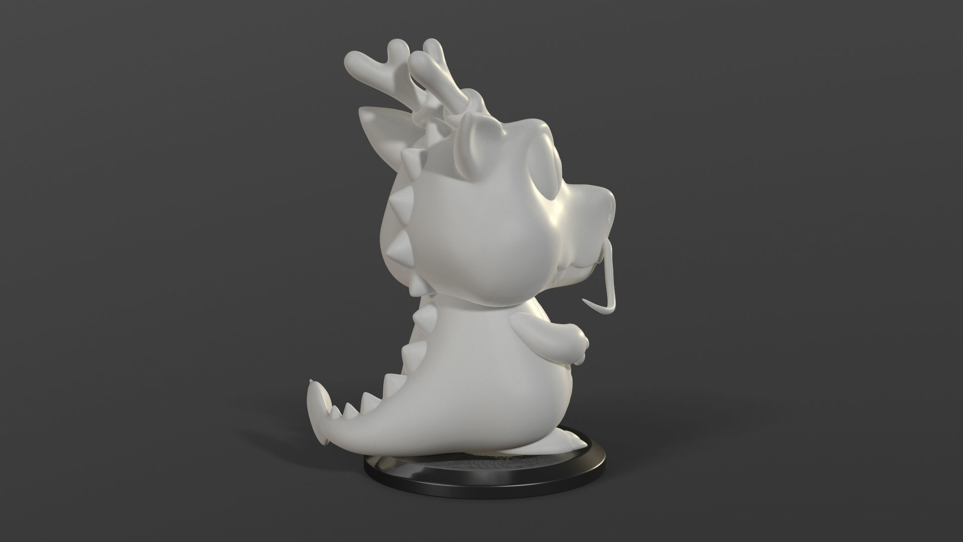 Japanese Dragon Minature 3D model 3D printable | CGTrader