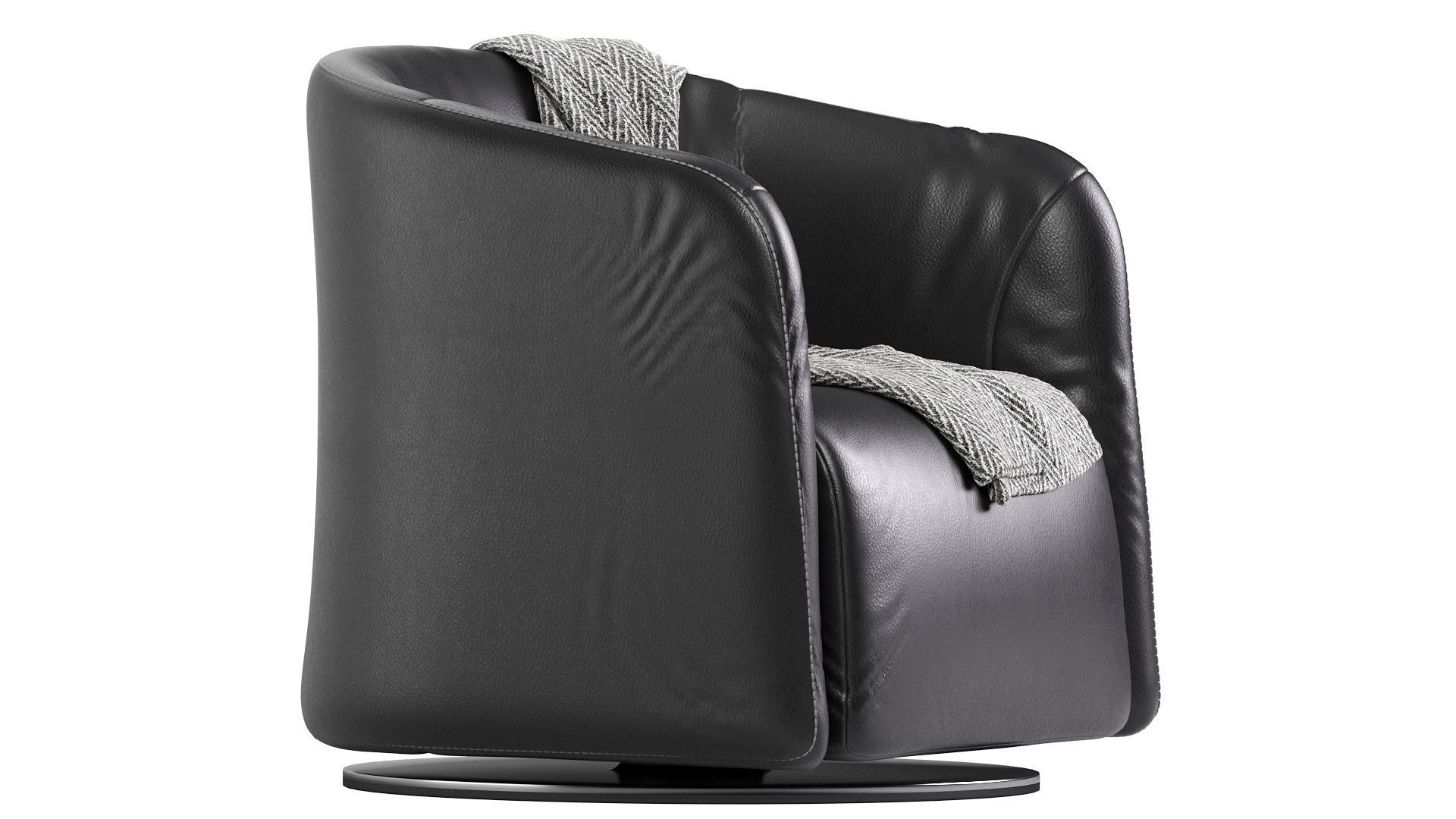 Logos Armchair Leather By Natuzzi 3D model | CGTrader