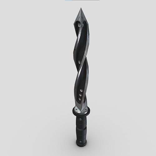 3D model Modern Spiral Knife FBX-2048px VR / AR / low-poly | CGTrader